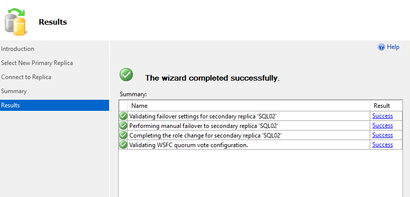 Failed to perform AlwaysOn Manual Failover using the wizard ...