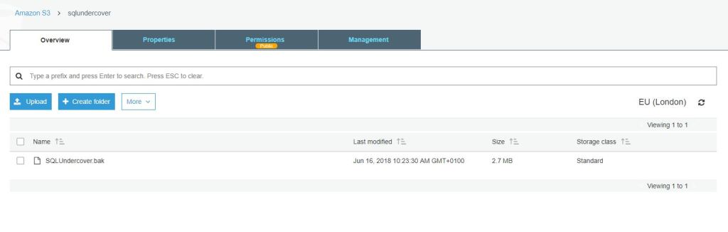 Backup Your On Premise SQL Server Directly to an AWS S3 Bucket – SQL ...