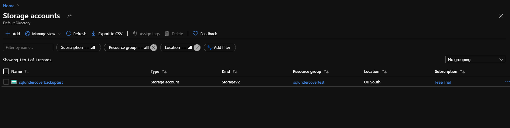 Backup On-Premise SQL Server to Azure BLOB Storage – SQL Undercover